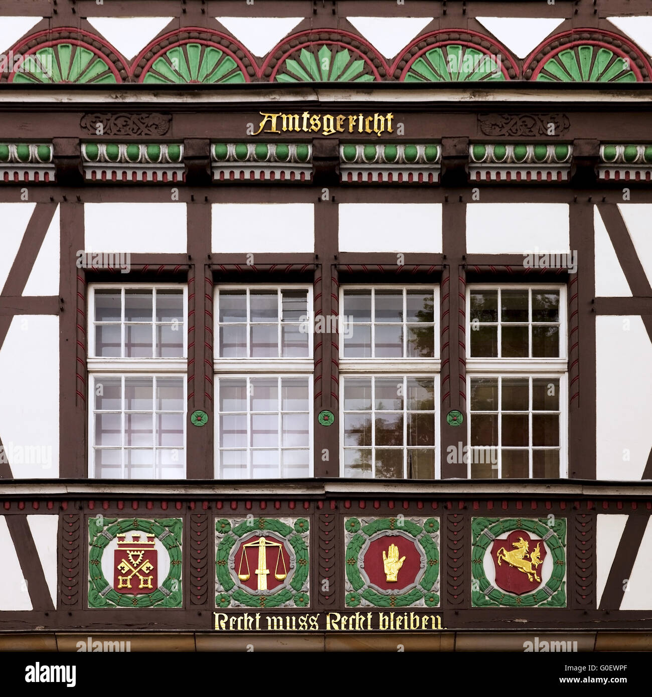 old Courthouse, Petershagen, Germany Stock Photo - Alamy