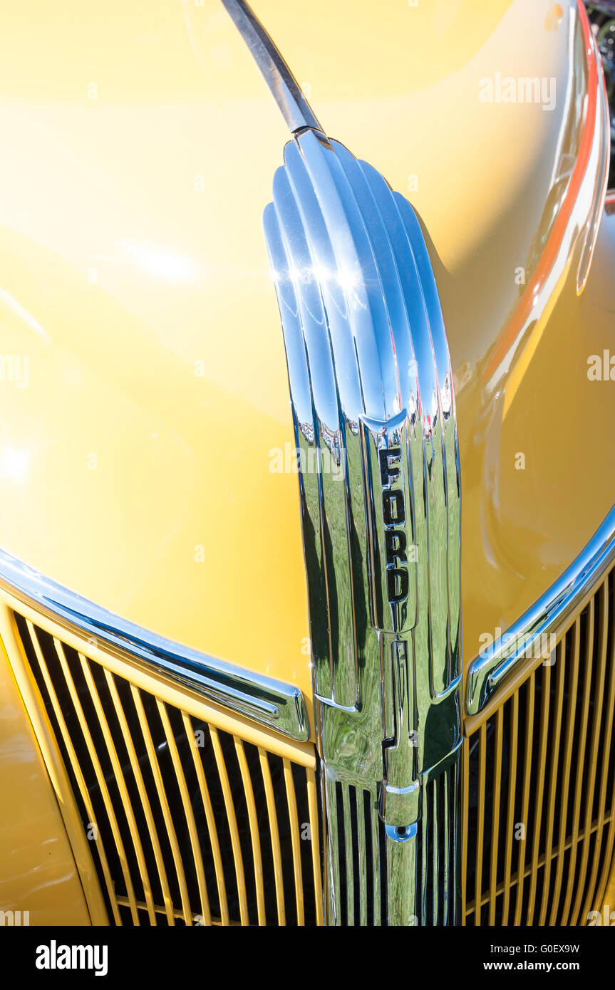 Front grill of 1940 Ford Pickup truck at National Hot Rod Show, A&P ...