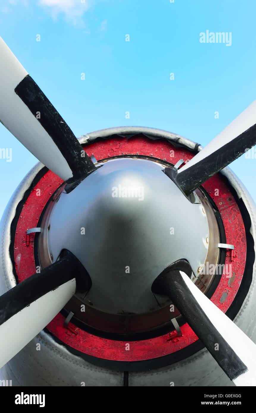Aircraft propellor from front Stock Photo - Alamy