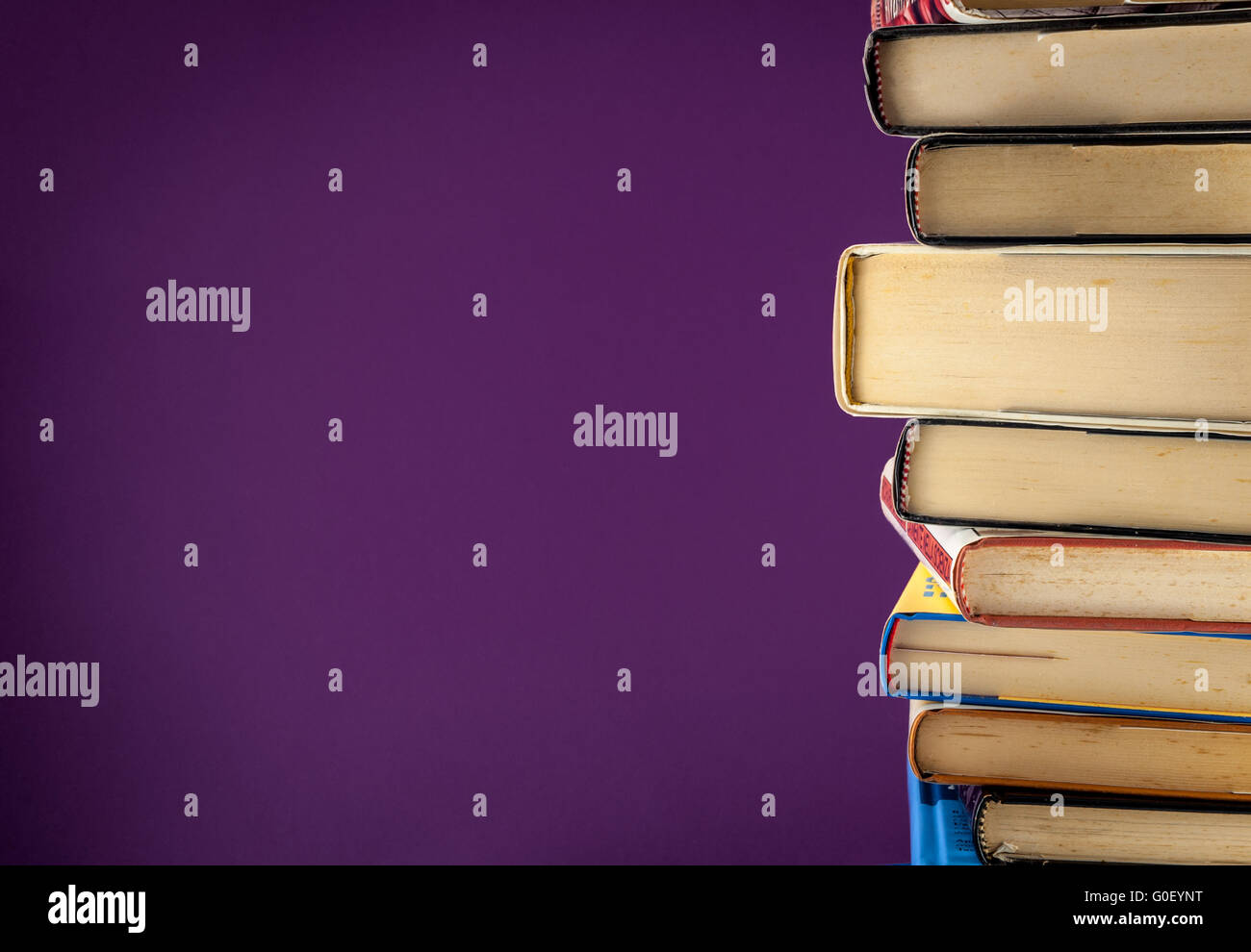 Pile school books on hi-res stock photography and images - Alamy