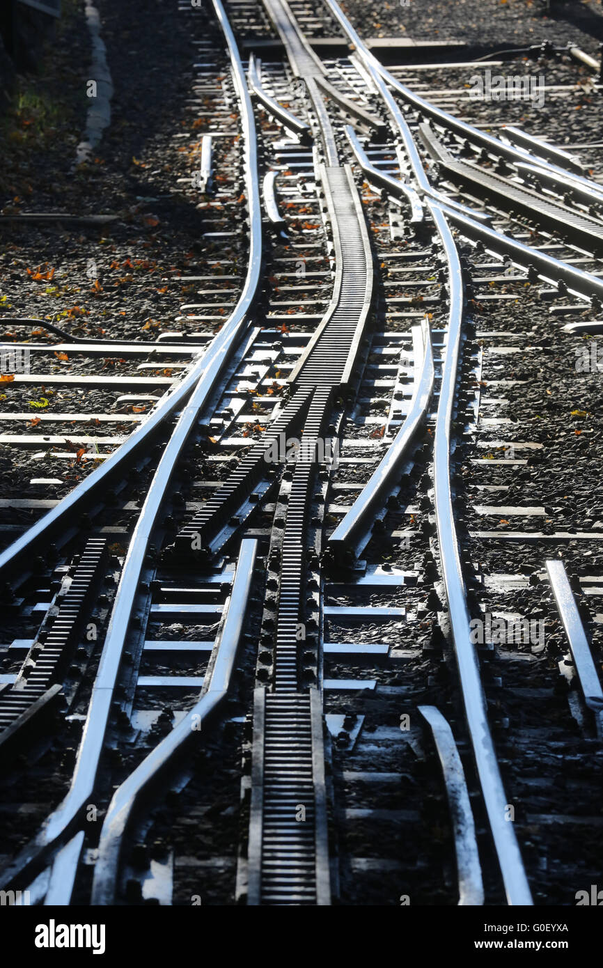 Cog Railway Tracks Stock Photo - Alamy