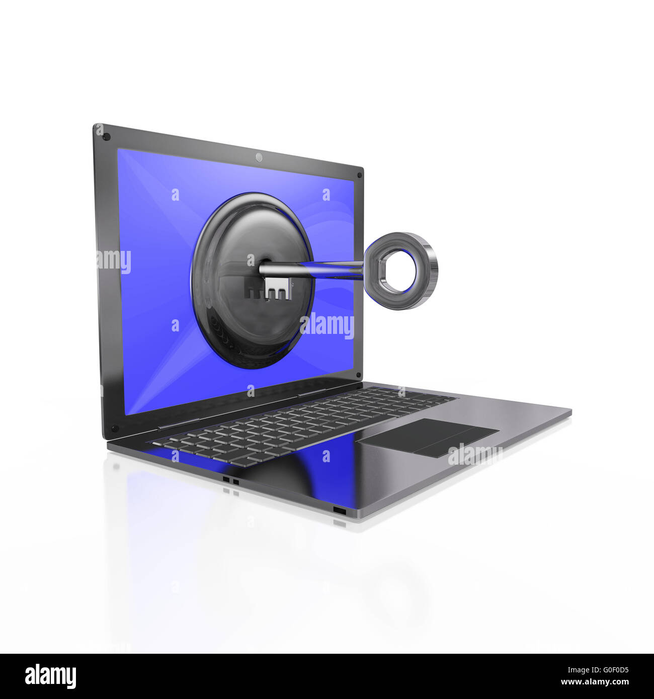 Secure Computer Data Access Concept Stock Photo - Alamy