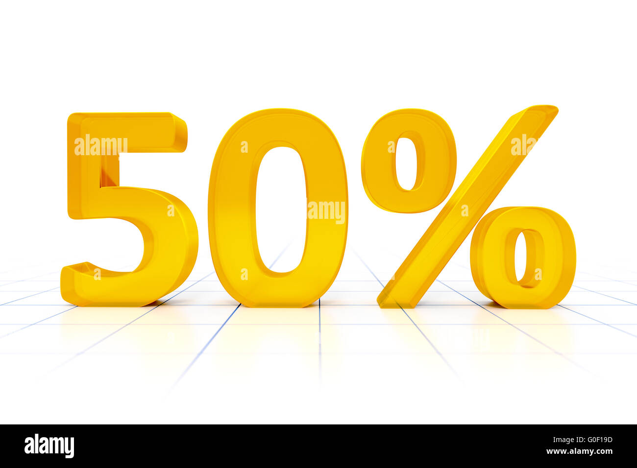 50 percent off illustration Cut Out Stock Images & Pictures - Alamy