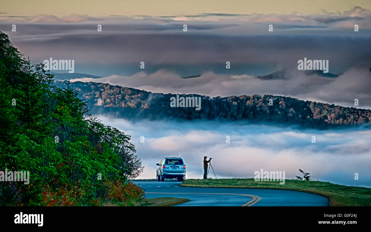 Visit the blue ridge parkway hi-res stock photography and images - Alamy