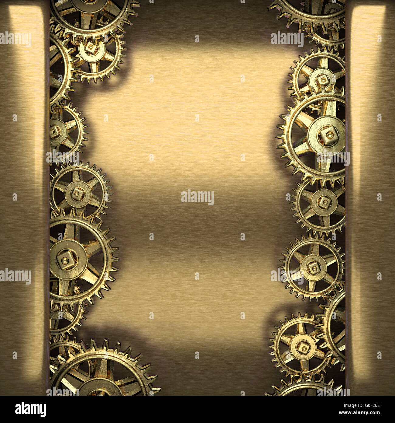 metal background with cogwheel gears Stock Photo - Alamy