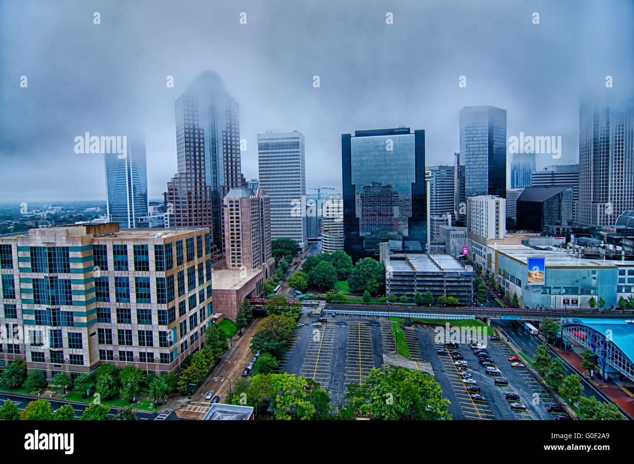 Charlotte skyscrapers hi-res stock photography and images - Alamy