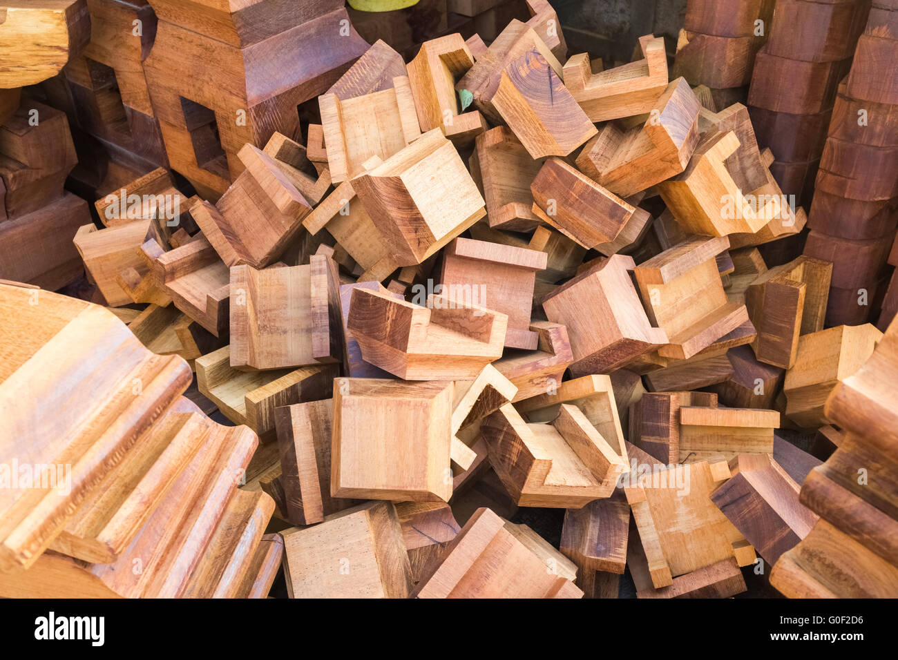 wooden building components Stock Photo - Alamy