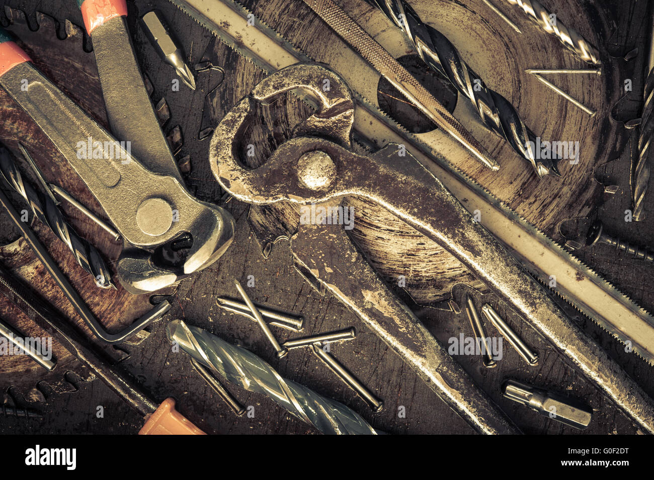 Various tools and instruments Stock Photo - Alamy