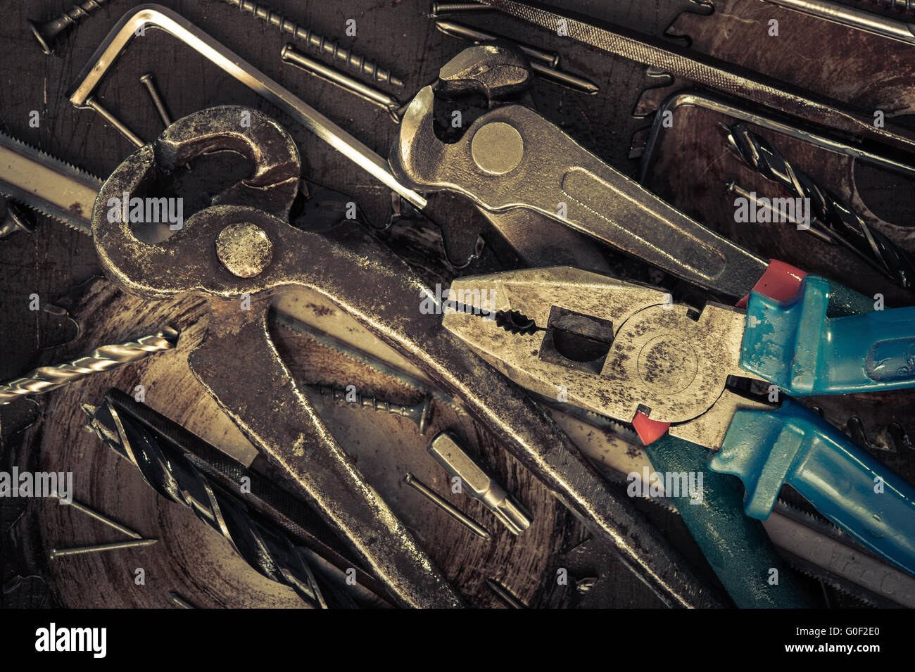 Various tools and instruments Stock Photo - Alamy
