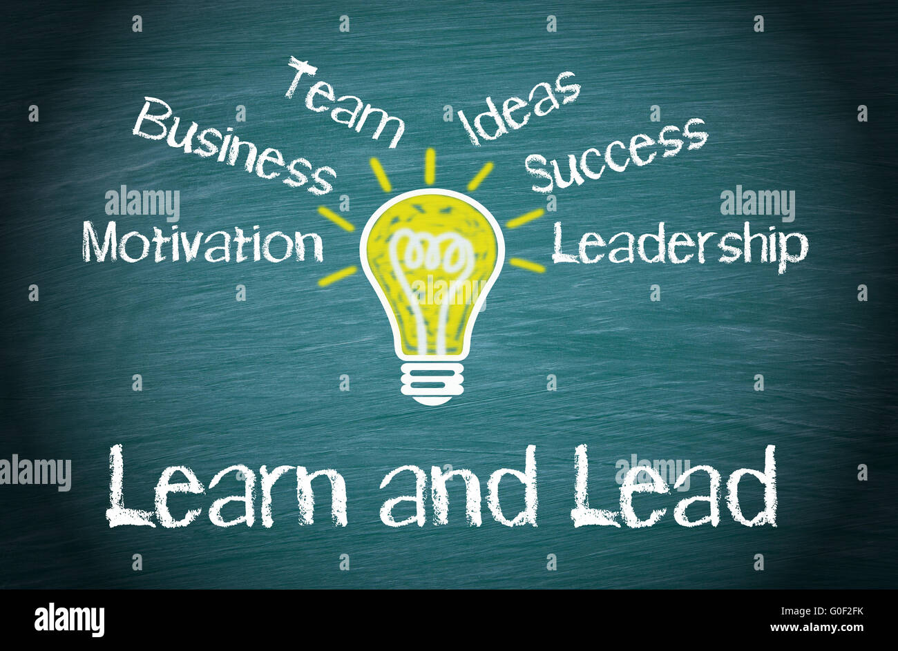 Learn and Lead Business Concept Stock Photo - Alamy