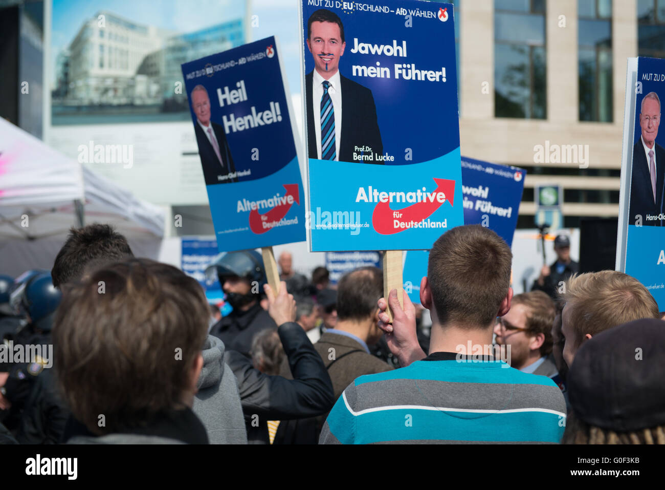 Protest against Alternative for Germany (AfD Stock Photo - Alamy