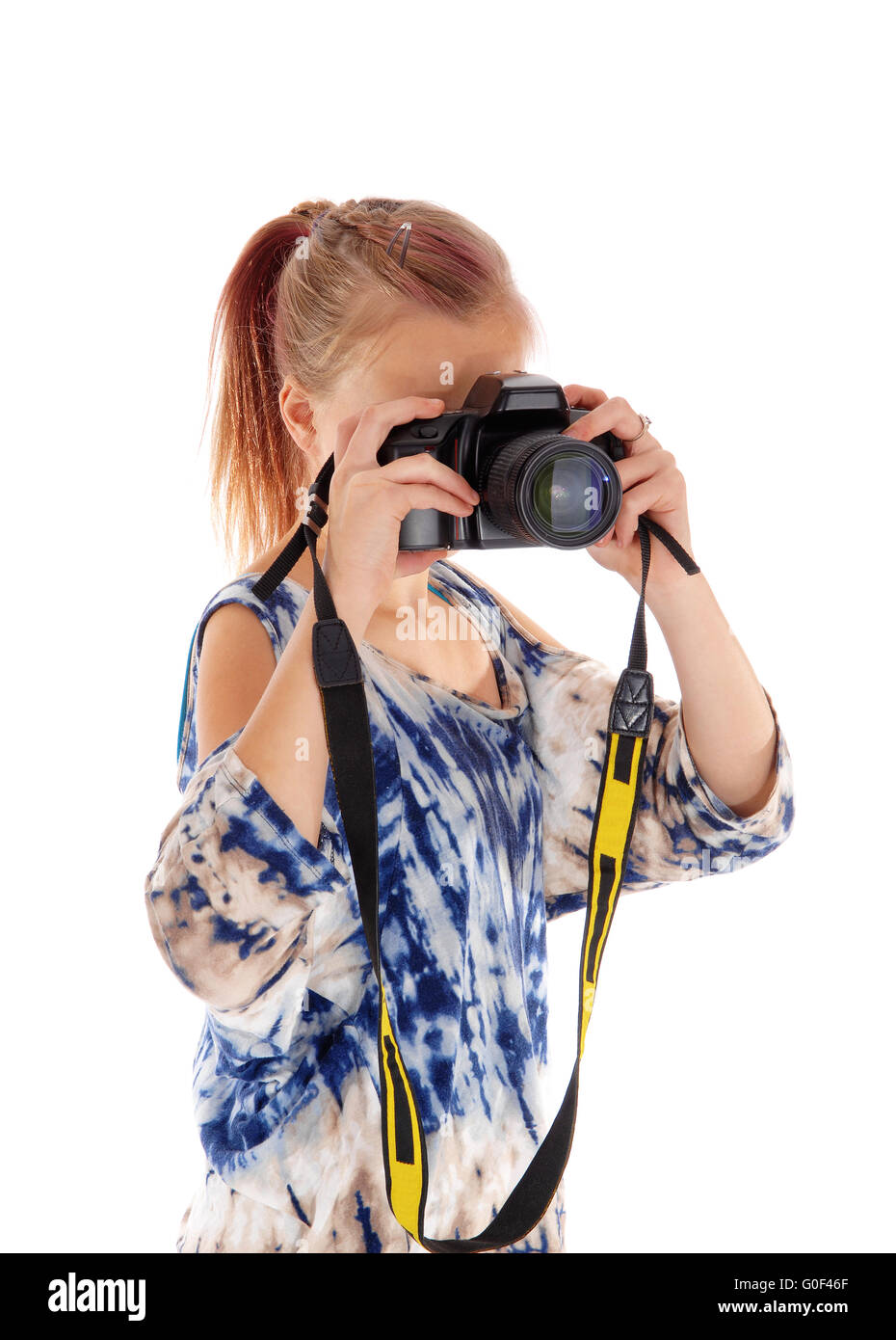 Teenager girl staking pictures Stock Photo - Alamy