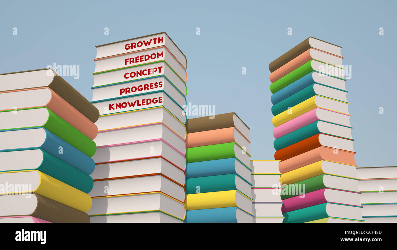 Book cover tower hi-res stock photography and images - Alamy