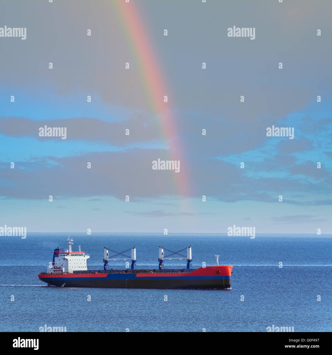 Dry Cargo Ship Stock Photo - Alamy