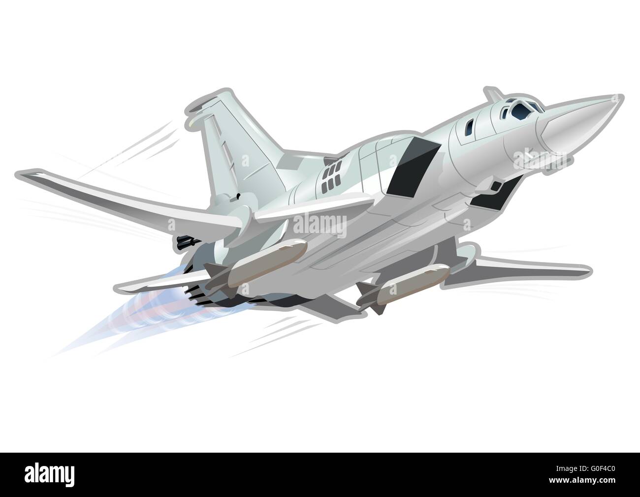 Cartoon Military Airplane Stock Photo - Alamy