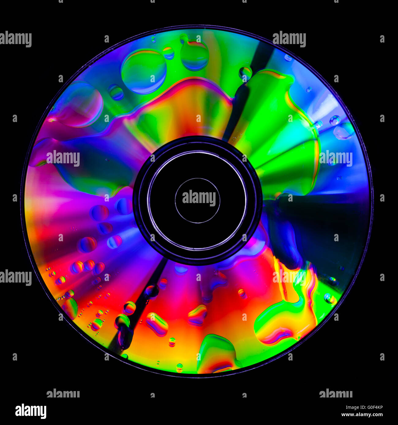 Rainbow colour disc hi-res stock photography and images - Alamy