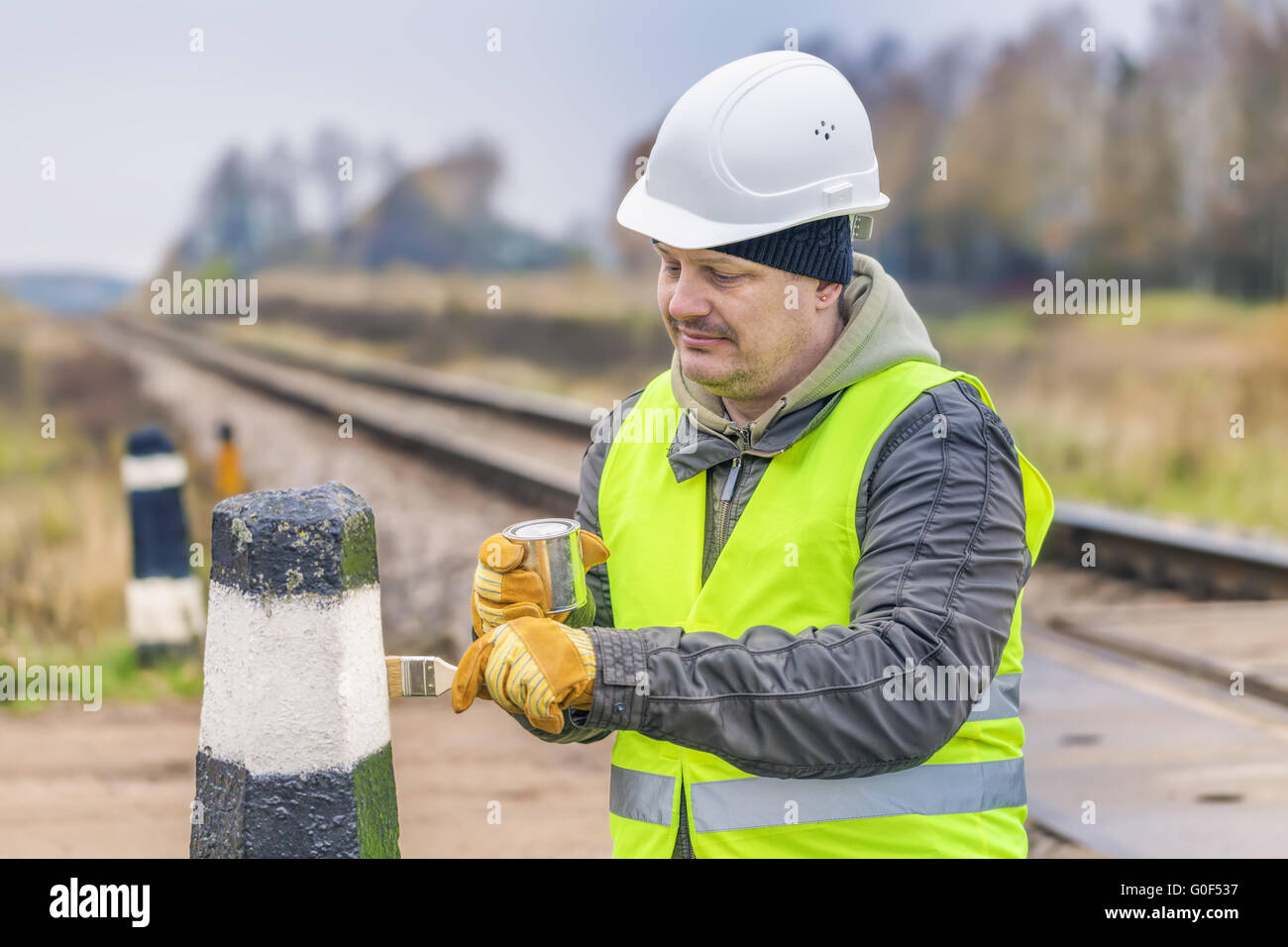 Railway operative hi-res stock photography and images - Alamy