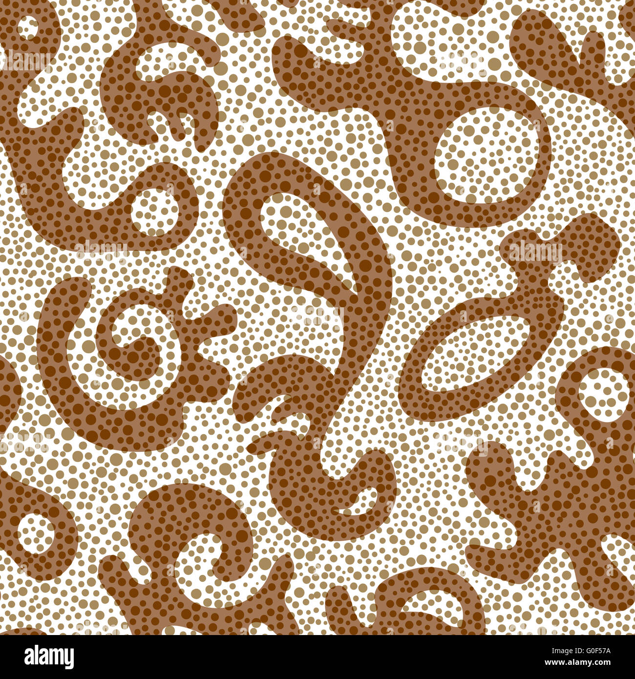 seamless pattern with forms and dots Stock Photo - Alamy