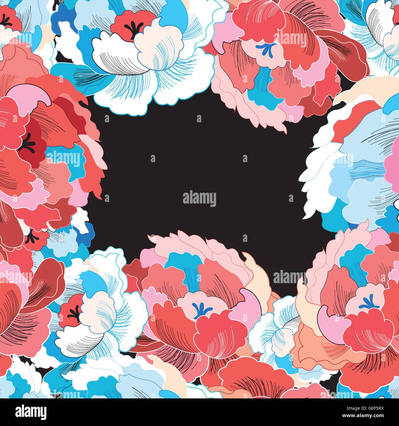 Vintage flowers Stock Vector Images - Alamy