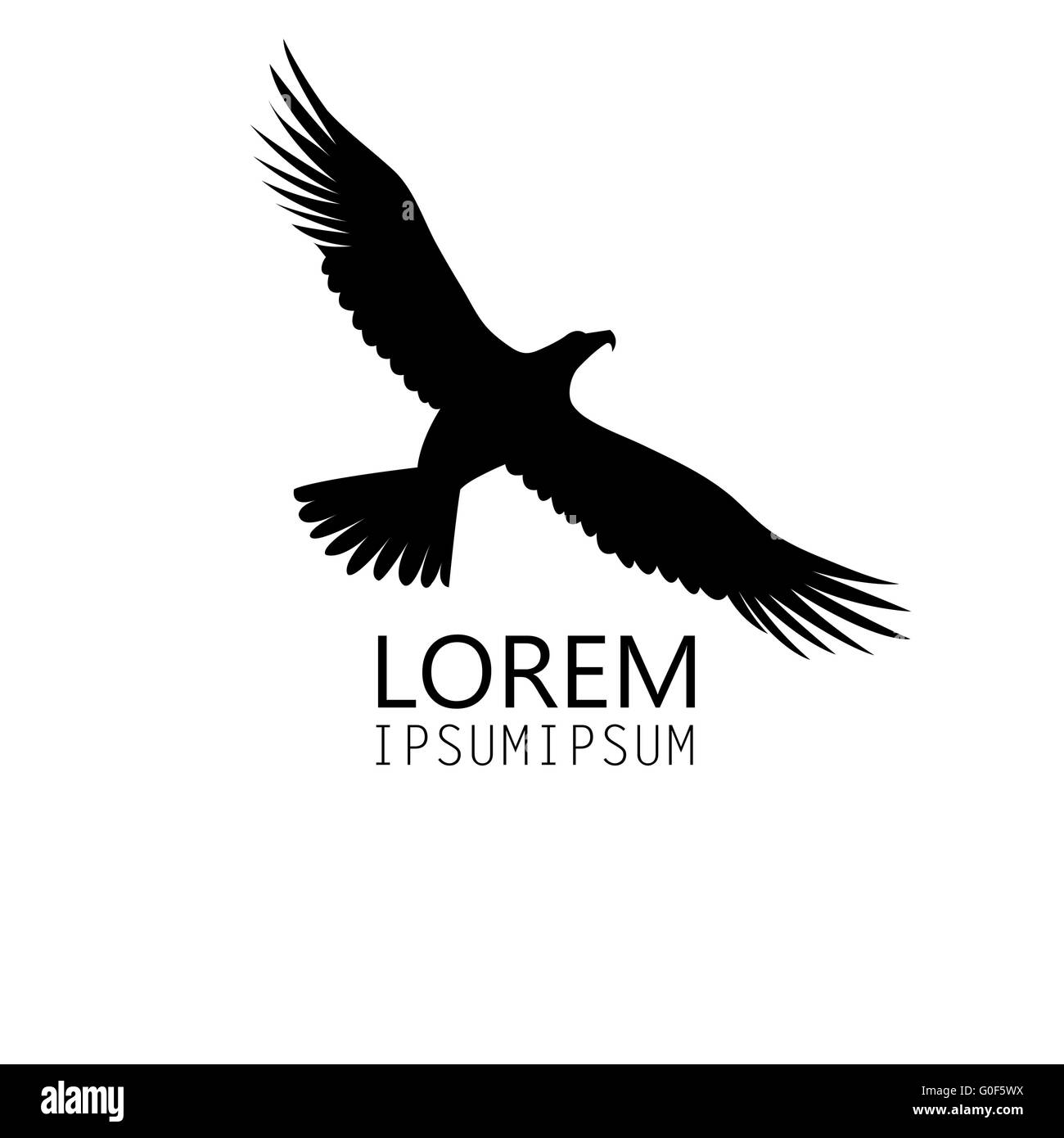 icon of a black eagle Stock Vector Image & Art - Alamy