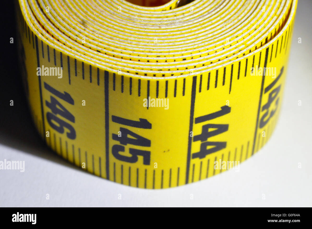 Closeup tape measure Stock Photo - Alamy