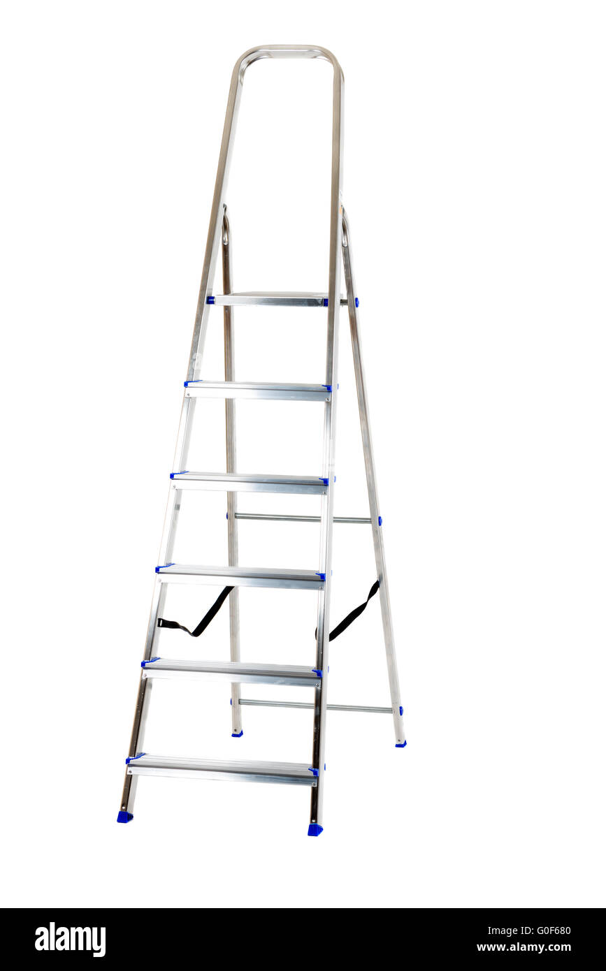 Silver ladder Cut Out Stock Images & Pictures - Alamy