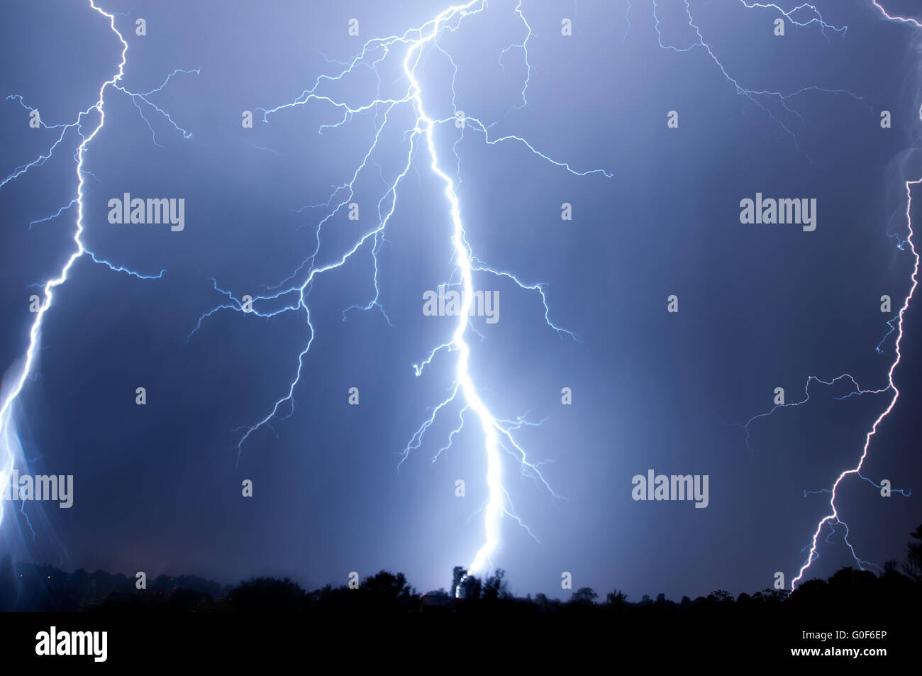 Lightning, Weather and Storms Stock Photo - Alamy
