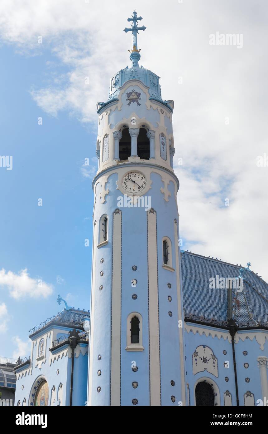 Blue Church Bratislava Stock Photo - Alamy
