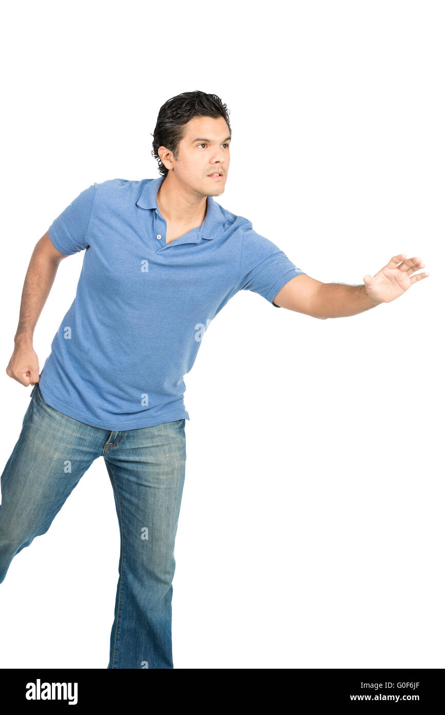 Reaching grabbing hi-res stock photography and images - Alamy