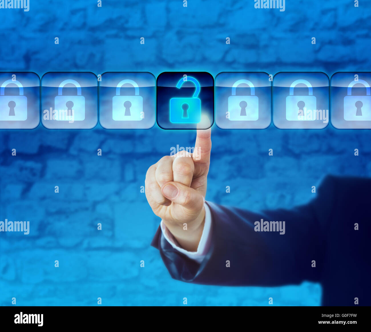 Unlocking An Information Packet In A Data Stream Stock Photo - Alamy