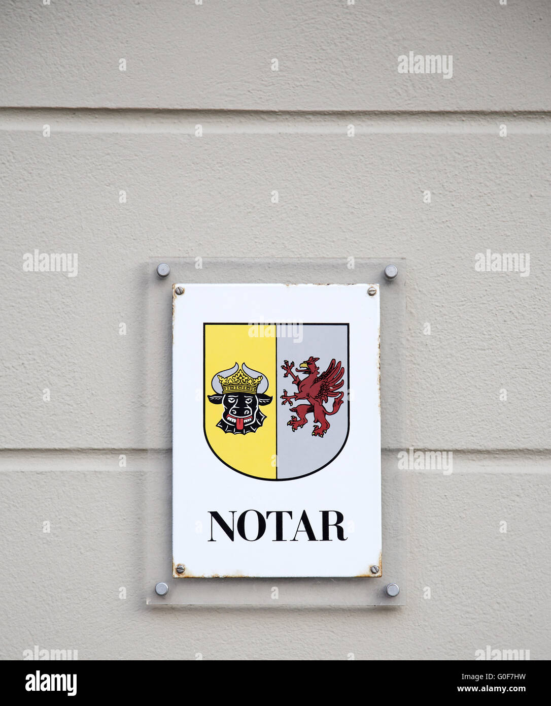 German notary hi-res stock photography and images - Alamy