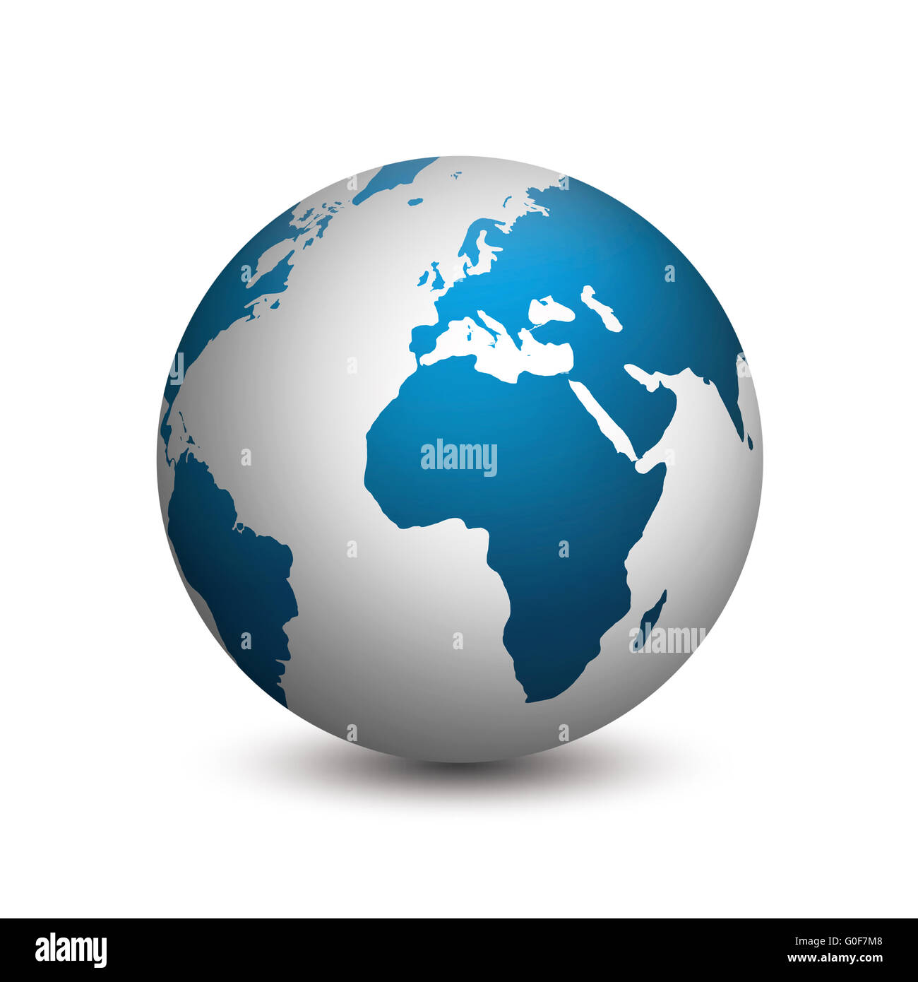 Earth concept map isolated glass hi-res stock photography and images ...