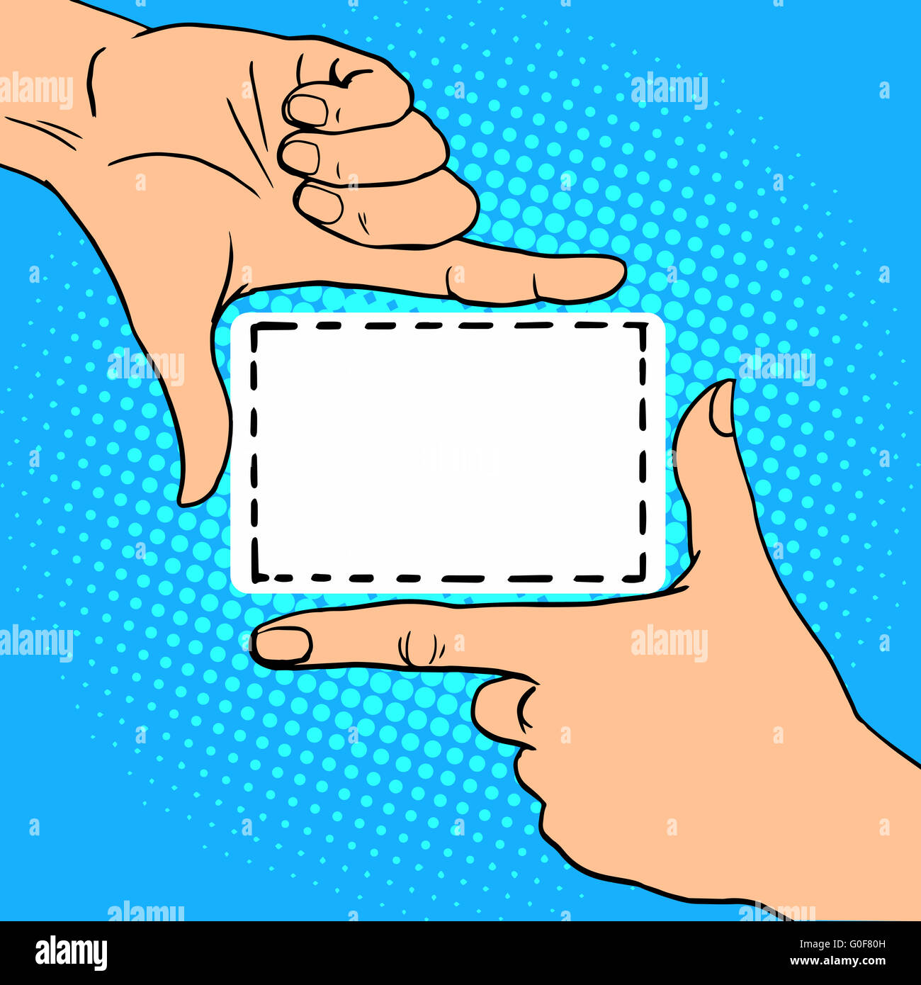 Frame hand gesture Stock Photo - Alamy