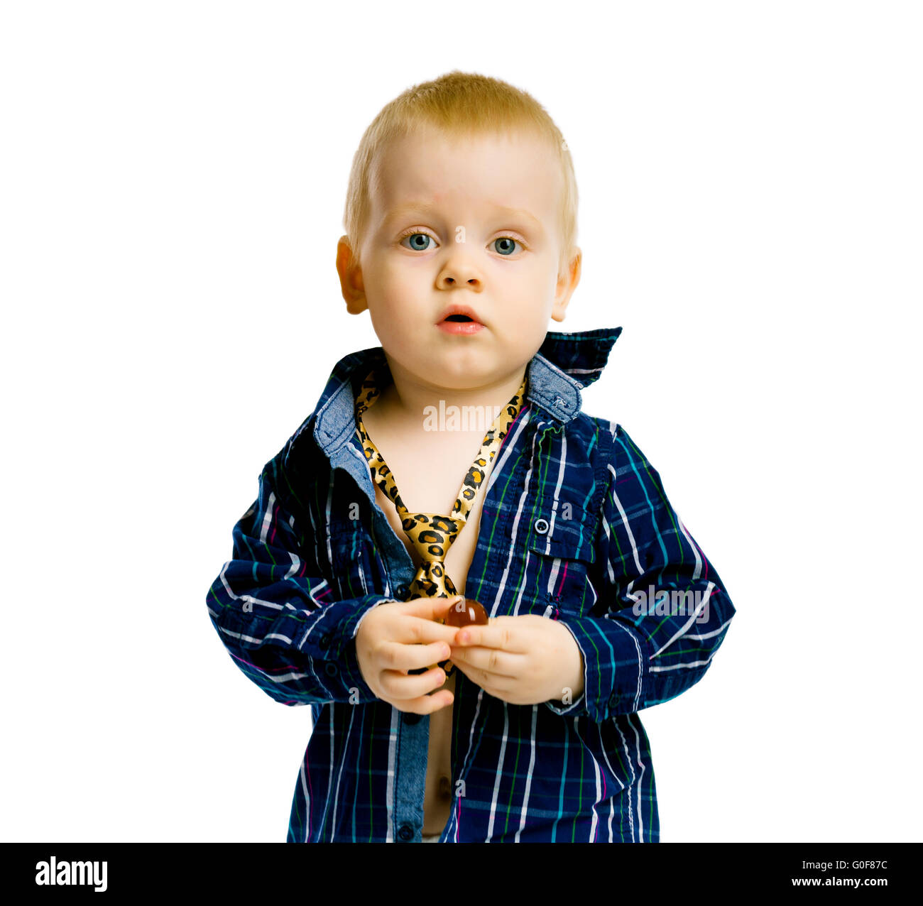 Boy in shirt tie hi-res stock photography and images - Alamy