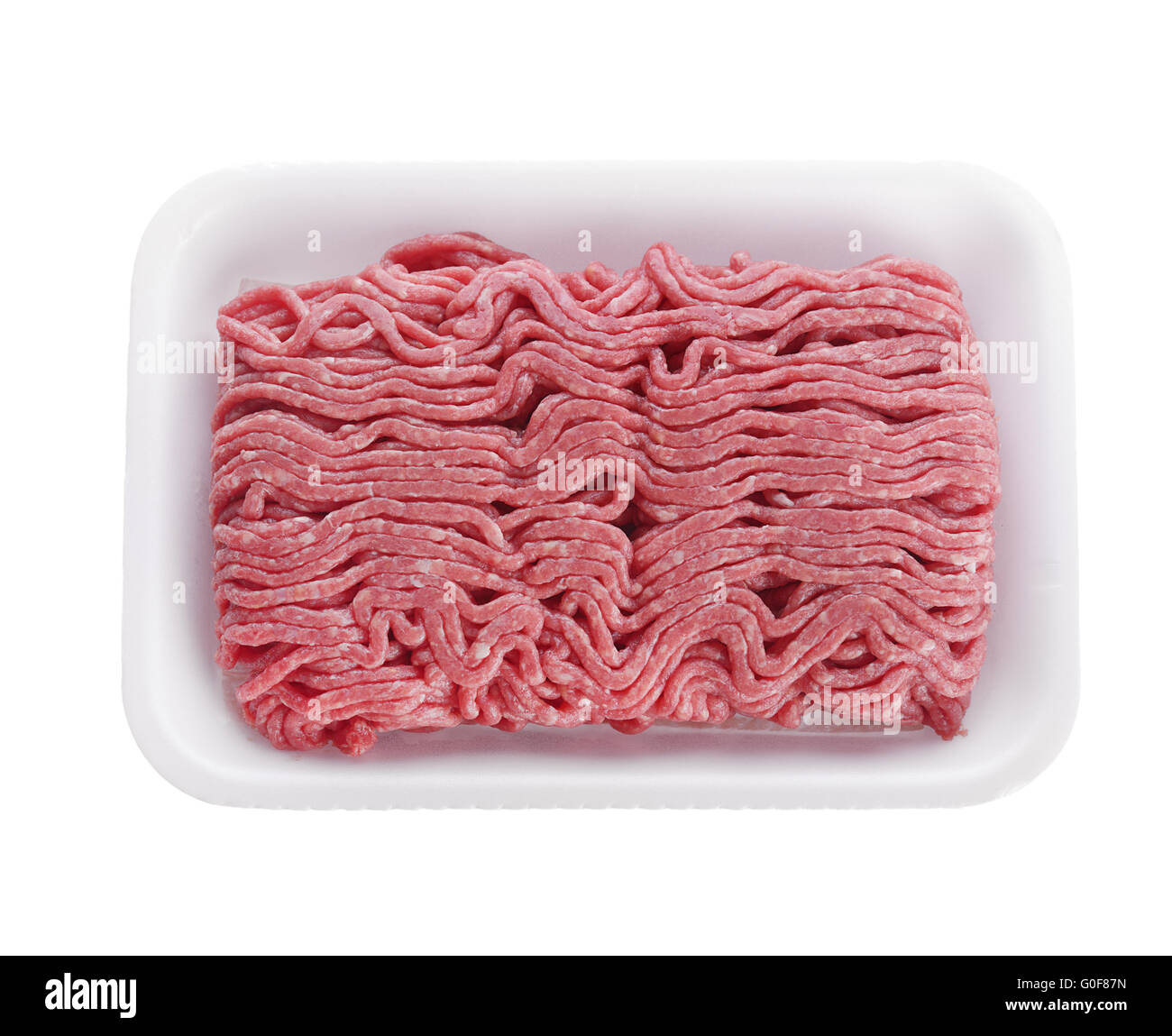 Ground beef white background hi-res stock photography and images - Alamy