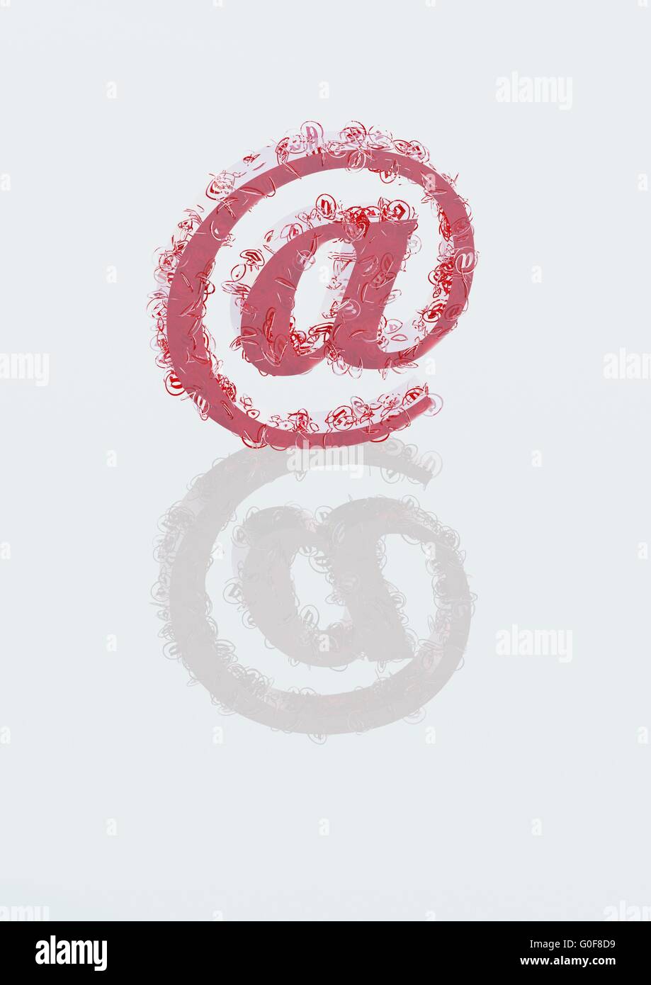 The sign of e-mail Stock Photo - Alamy
