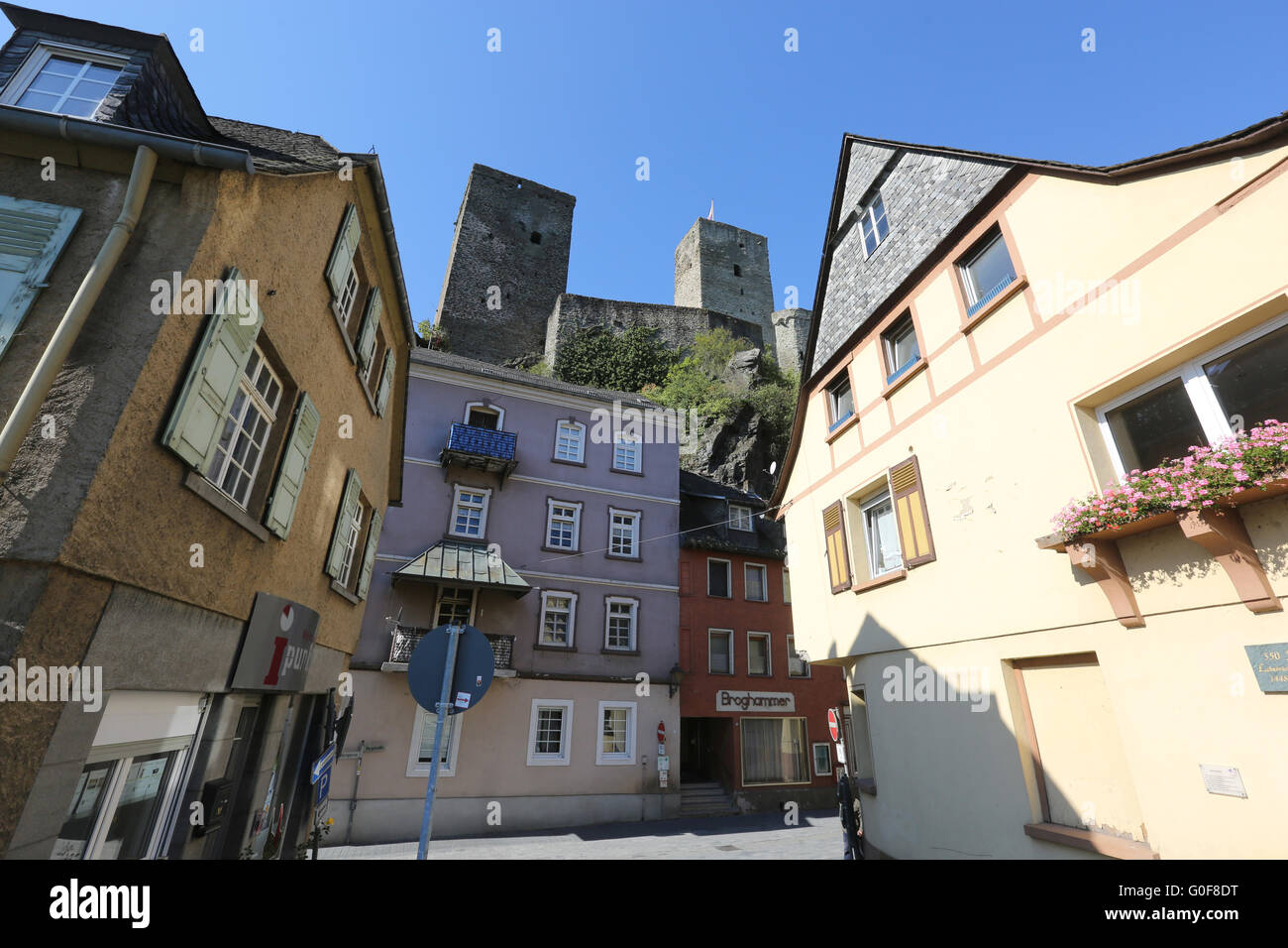 Burg runkel with lahn and lahn bridge hi-res stock photography and ...