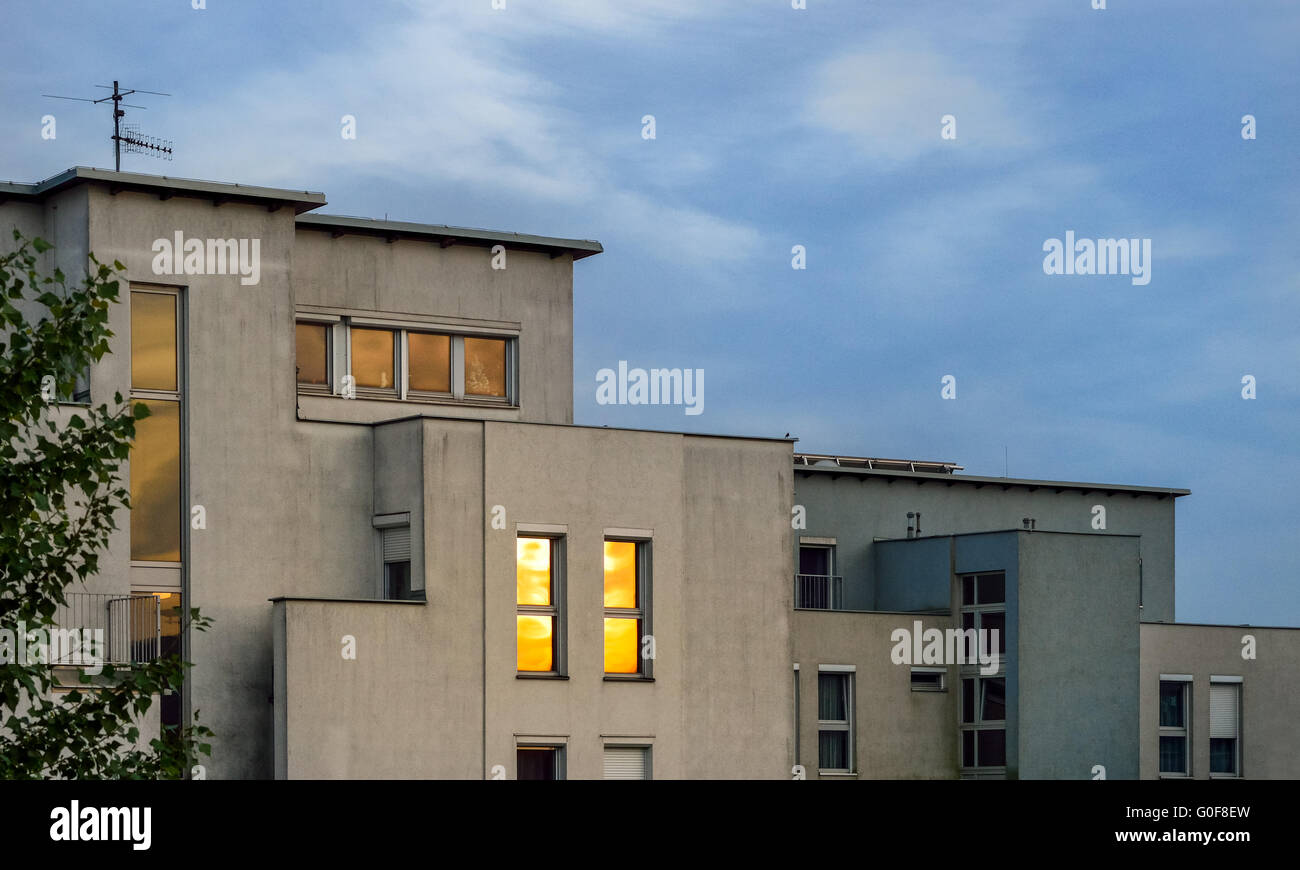 Modern residential buildings in the suburbs Stock Photo - Alamy