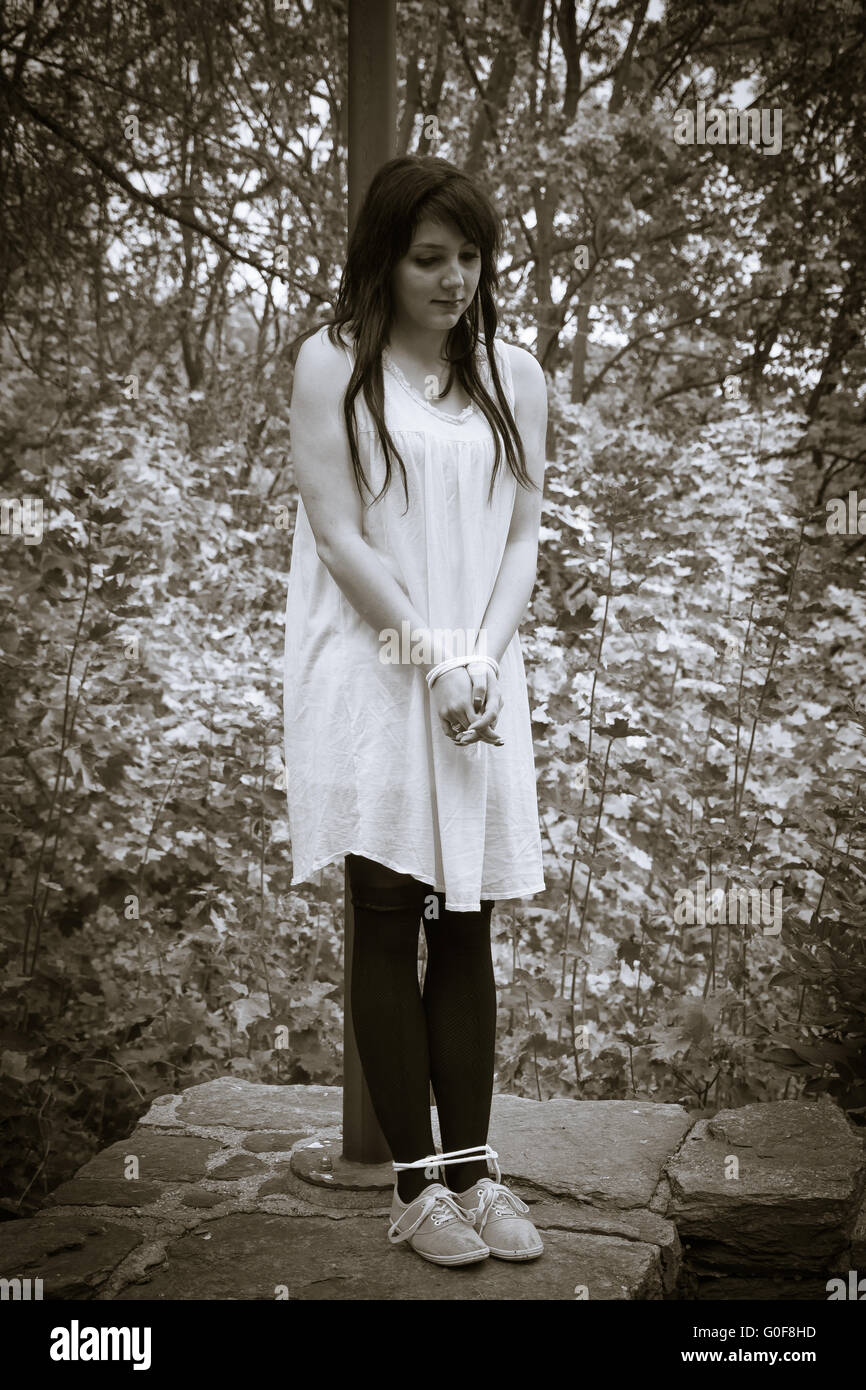 Kidnapped young woman hi-res stock photography and images - Alamy