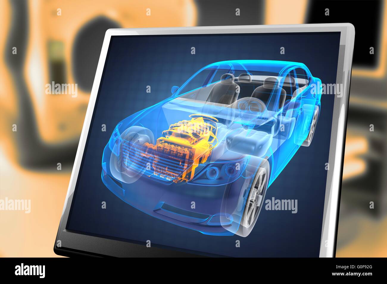 transparent car concept Stock Photo - Alamy