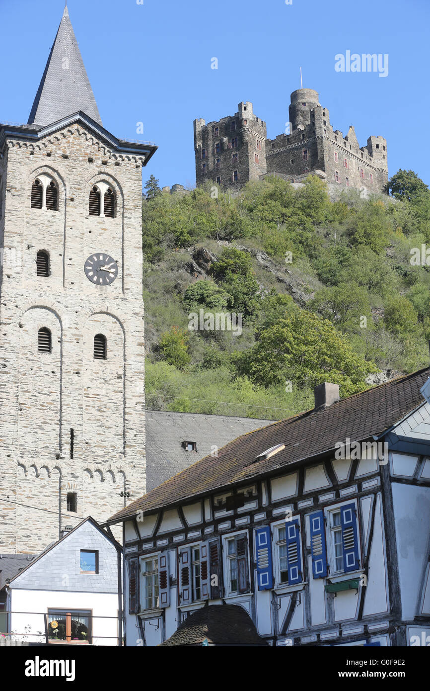 Maus castle burg maus at rhine hi-res stock photography and images - Alamy