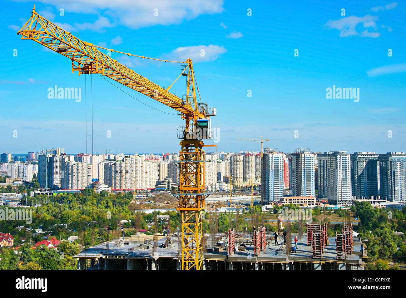 Top view of construction site Stock Photo - Alamy
