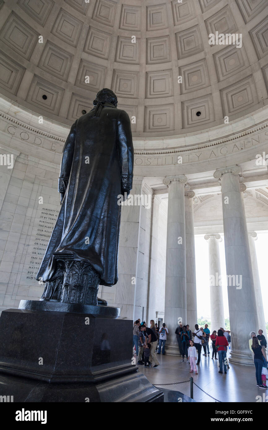 Jefferson memorial ceiling hi-res stock photography and images - Alamy