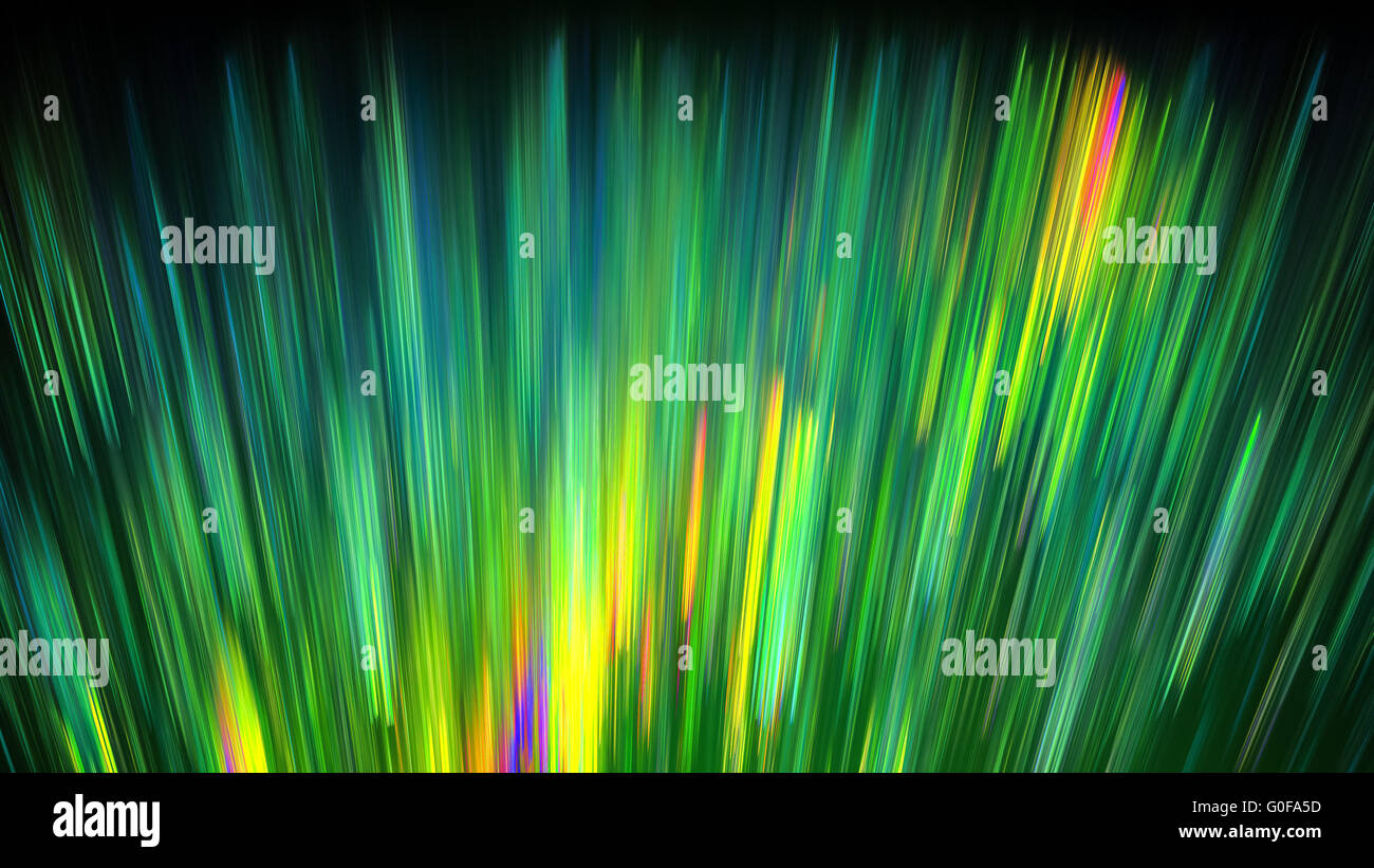 abstract green light beams Stock Photo - Alamy