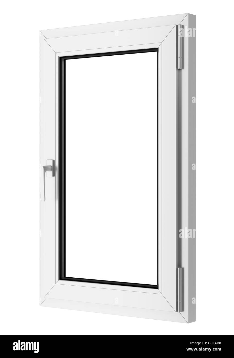 window isolated on white background Stock Photo - Alamy