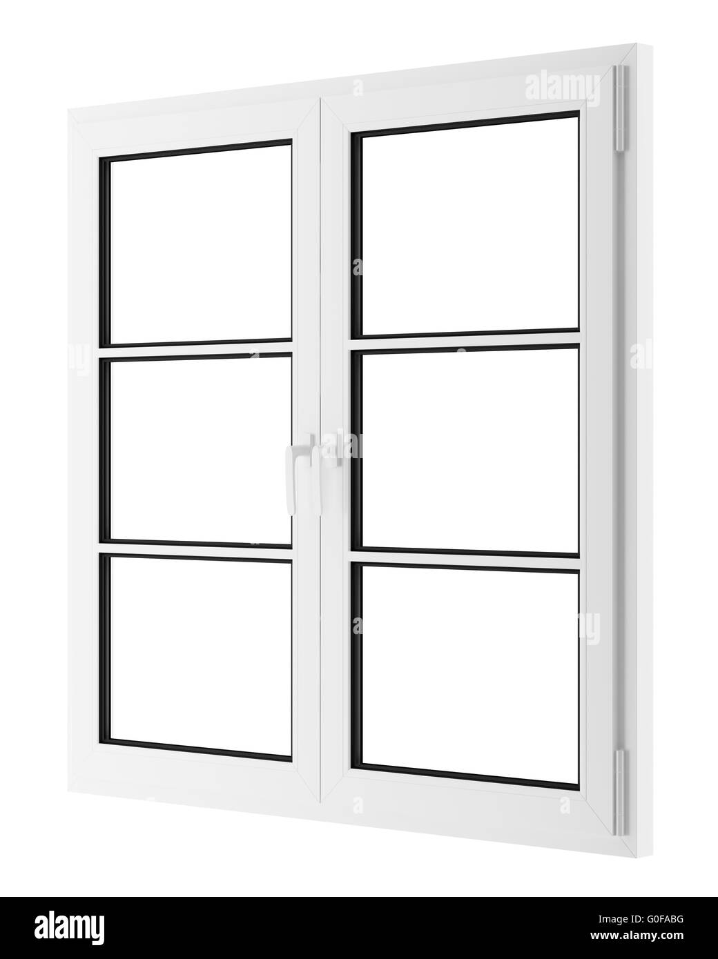 window isolated on white background Stock Photo - Alamy