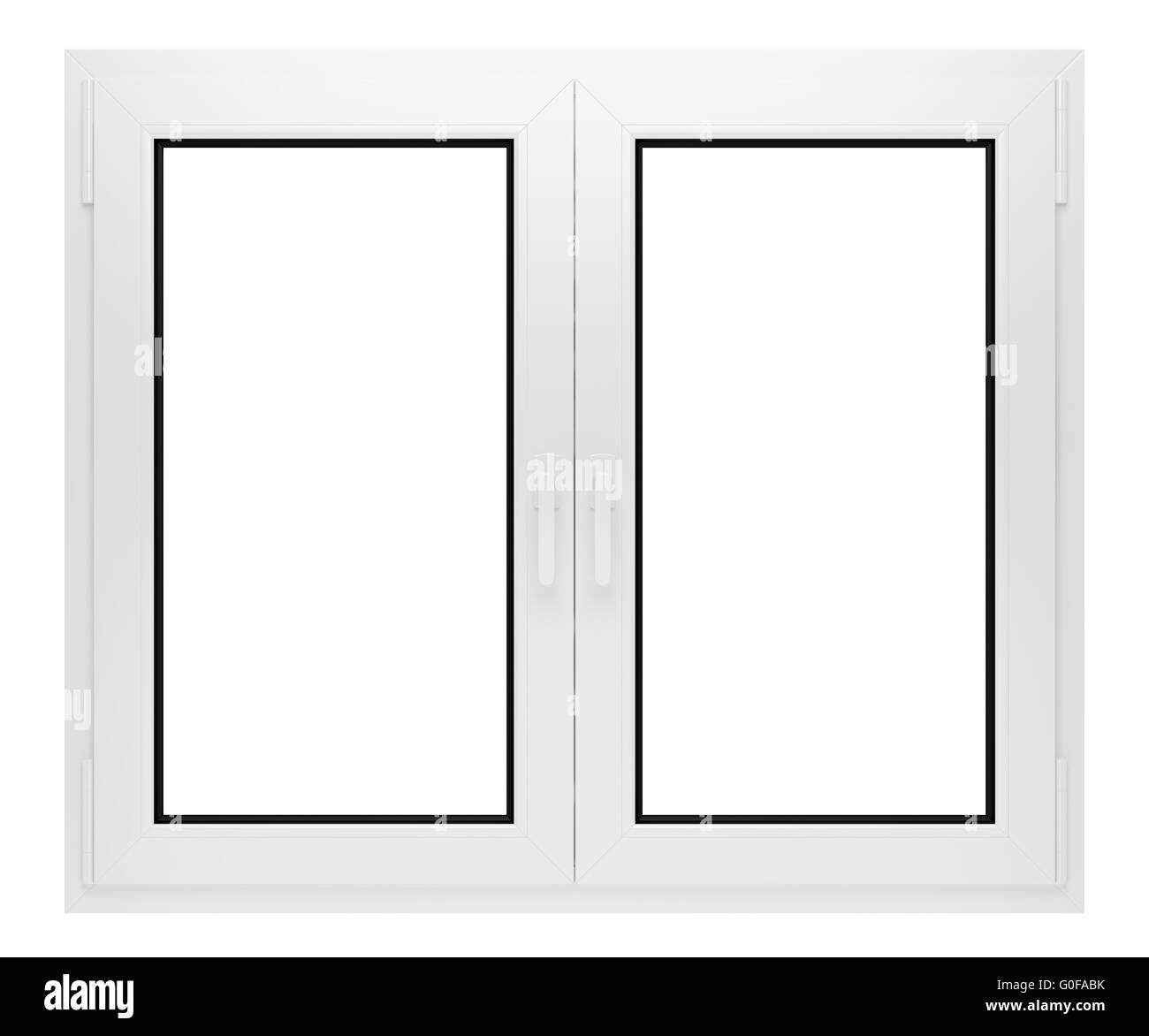 window isolated on white background Stock Photo - Alamy
