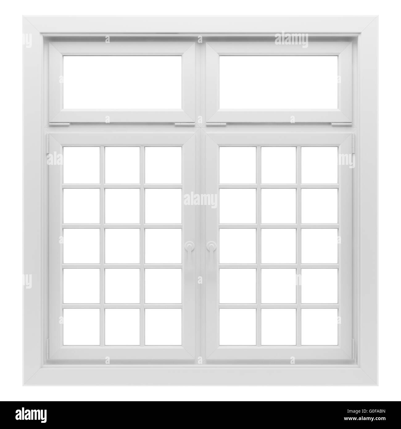 window isolated on white background Stock Photo - Alamy