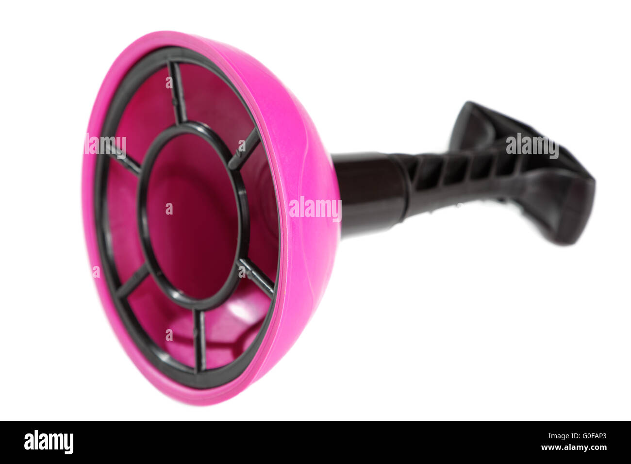 small plunger isolated on white background Stock Photo - Alamy