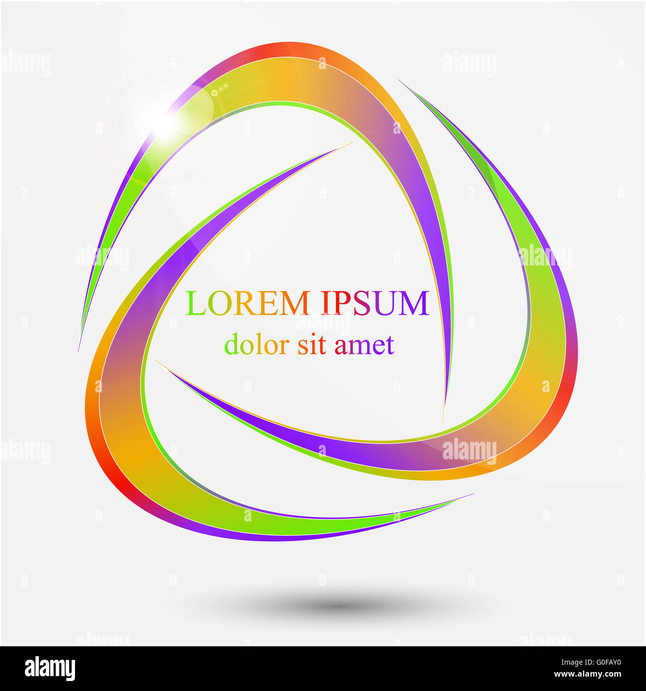 Abstract sphere swirl logo Stock Photo - Alamy